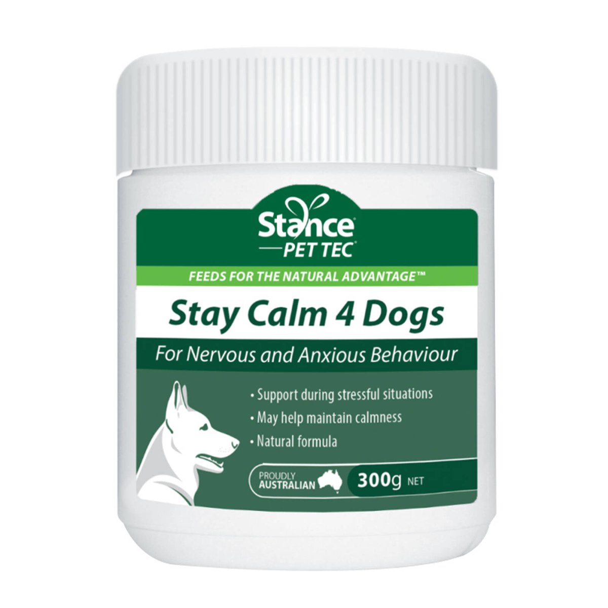 Stance Pet Tec Stay Calm 4 Dogs for Nervous & Anxious Behaviour 300g ...