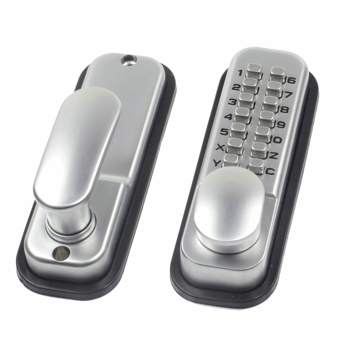 Ikonic Satin Chrome Digital Entry Lock - Bunnings Australia