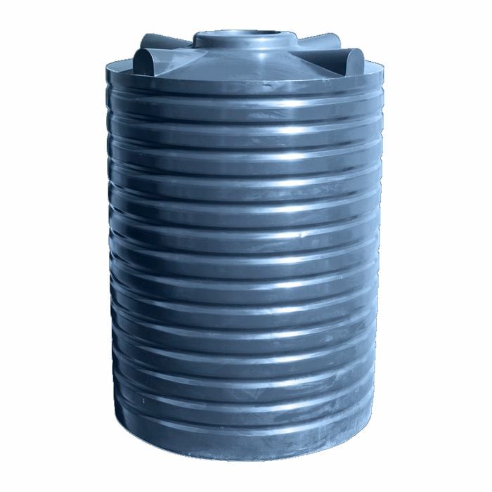 Clark Tanks 3000L Round Poly Water Tank - Mountain Blue - Bunnings ...