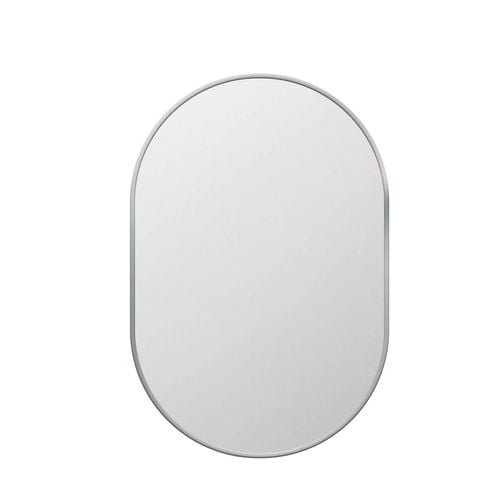 Barelli 750 x 500mm Chrome Modena Pill Shaped Framed Mirror - Bunnings ...