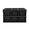 All Set Black Collapsible Storage Crate With Lid - Bunnings Australia