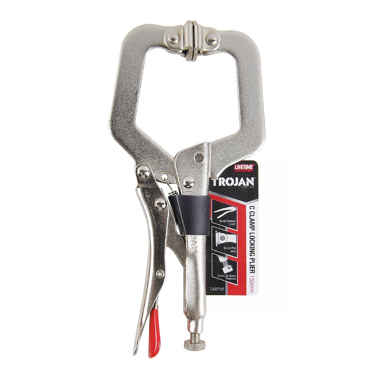 Trojan 150mm C Clamp Locking Pliers - Bunnings New Zealand