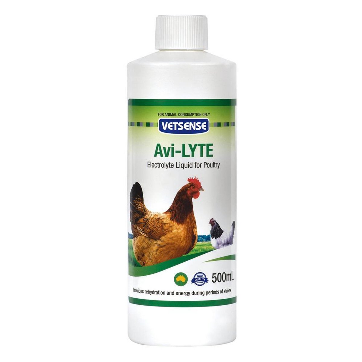 Vetsense Avi-Lyte Electrolyte Energy Supplement Chicken Poultry 500ml ...