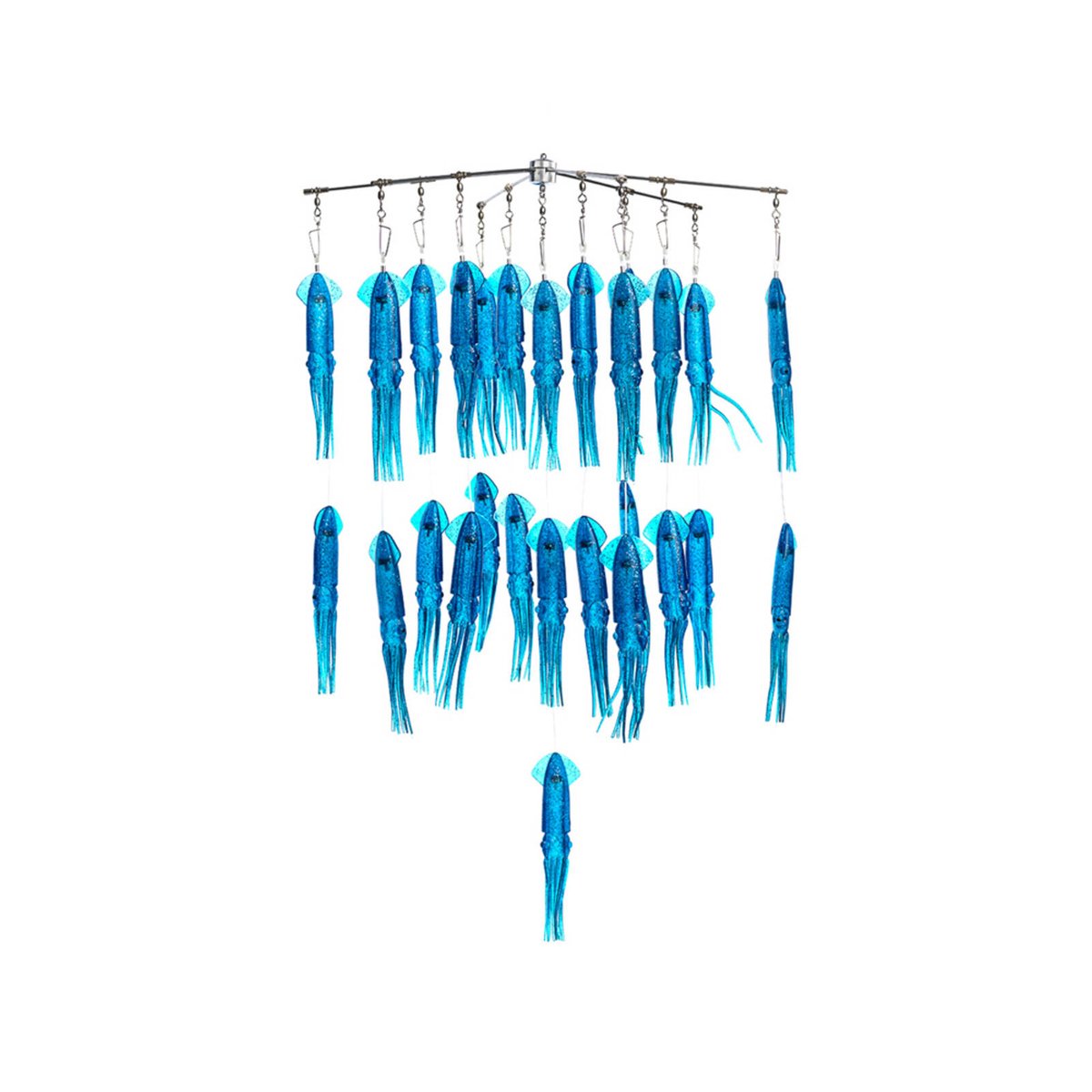 Sea Pro Stainless Steel 24'' Dredge w/ 27 Squids - Blue - Bunnings ...