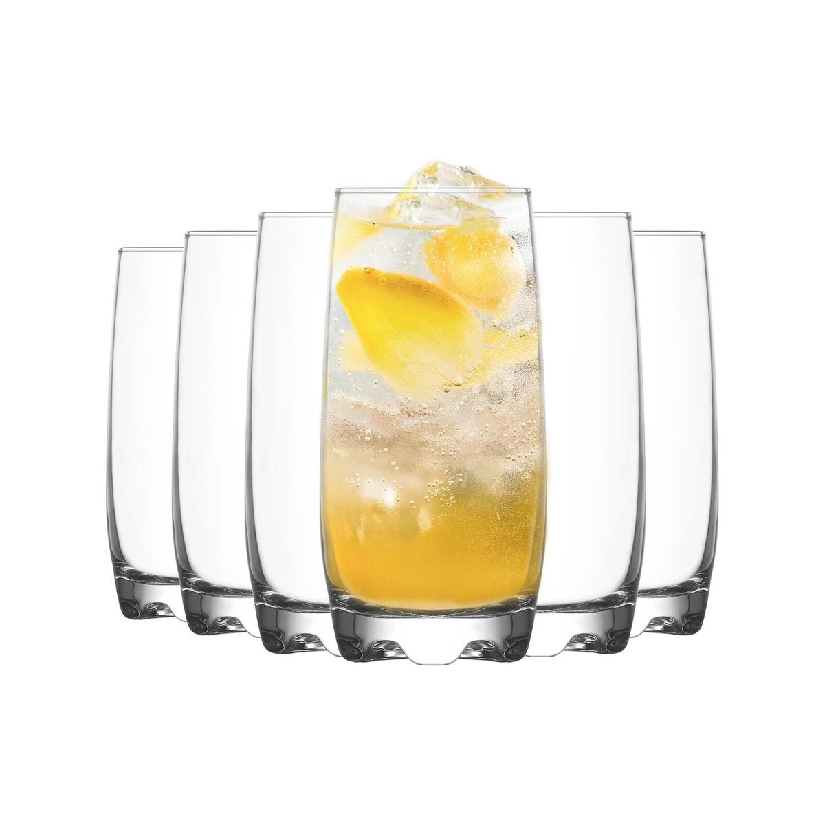LAV Adora Highball Cocktail Tumbler Glasses - 390ml - Pack of 6 ...