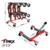 T-REX 2360kg Set of 4 Vehicle Positioning Jacks with Rack Stand ...