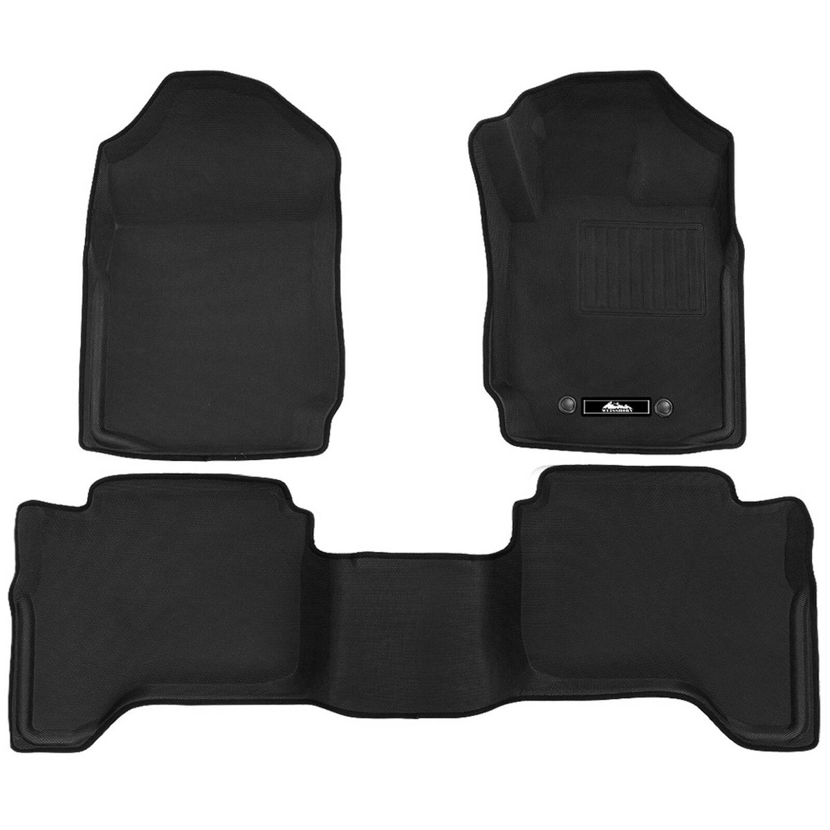 Weisshorn Car Floor Mats Rubber for Mazda BT50 Dual Crew Cab - Bunnings ...