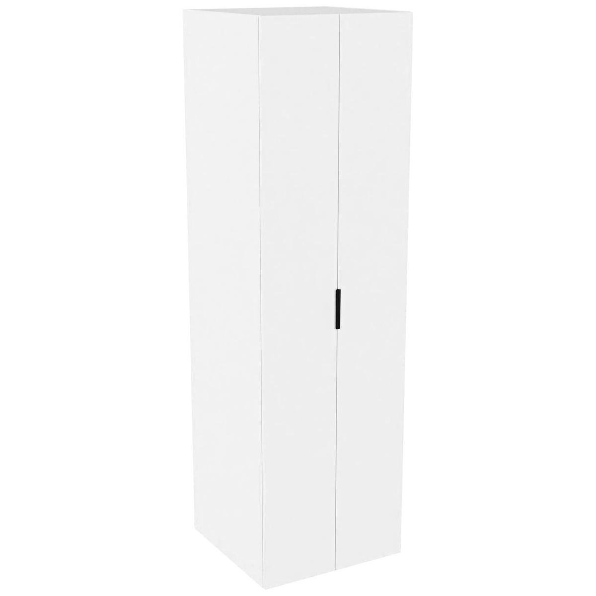 Lugna 2048 x 600 x 580mm White Double Hanging Rail 2 Door Unit - White ...