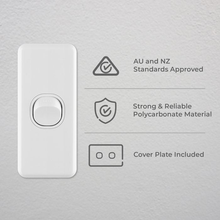 DETA X6 Single Architrave Switch - Bunnings New Zealand