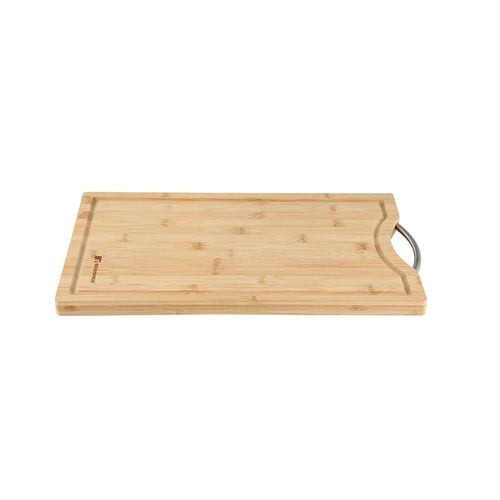 Bergner 40cm Wooden Cutting Board W/ Handle - Natural - Bunnings Australia