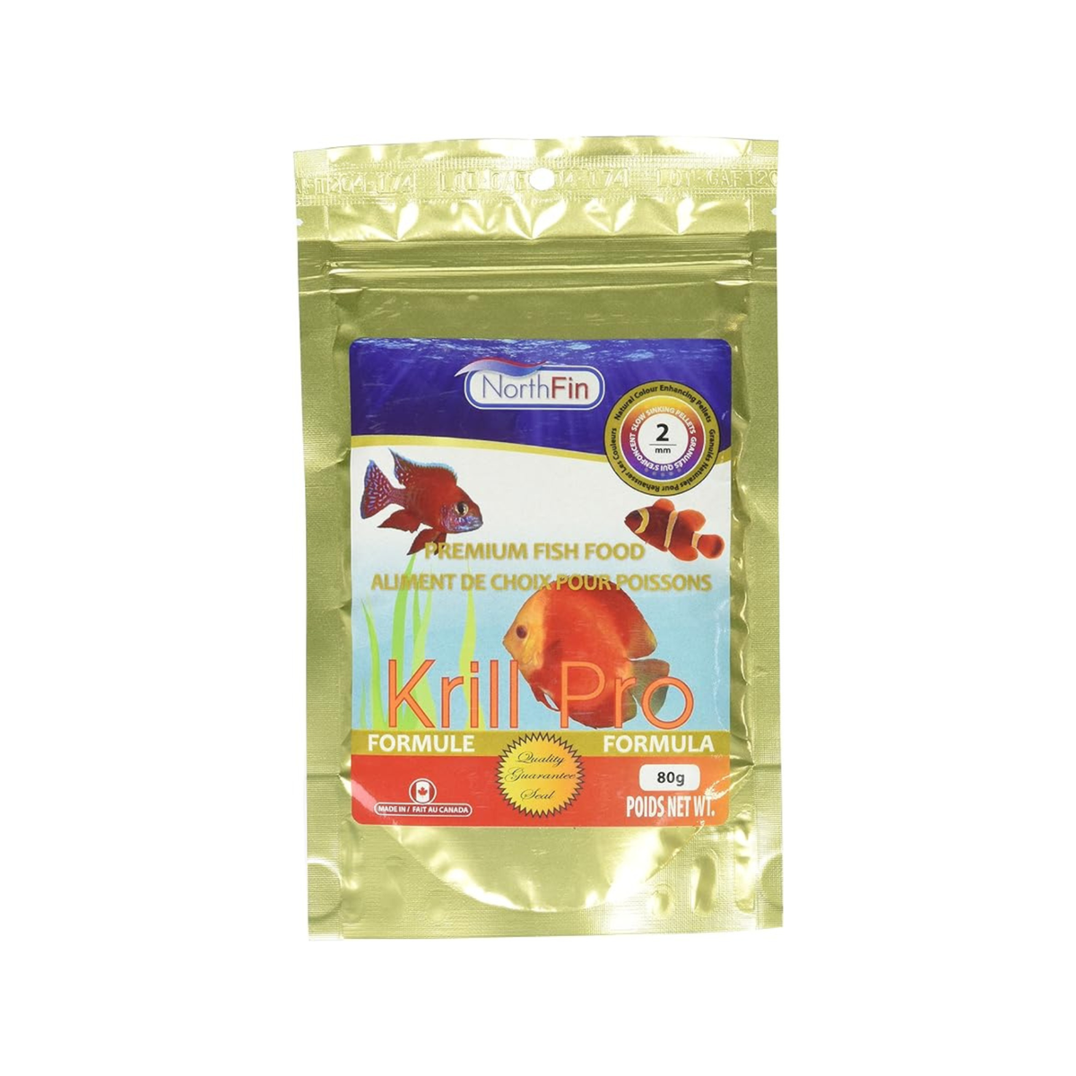 Northfin Krill Pro Fish Food 2mm, 80g - Bunnings Australia