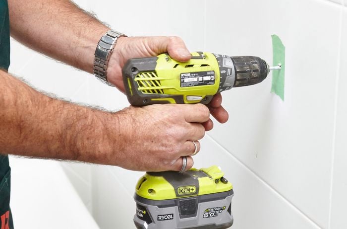 Installing Bathroom Accessories Into Tiles - Bunnings Australia