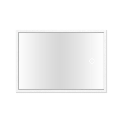 Barelli 900 x 700mm Milano Rectangular LED Mirror - Bunnings Australia