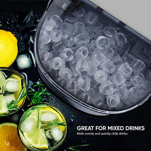 12kg Ice Maker Machine Bullet Shaped Cube Making Countertop Home ...