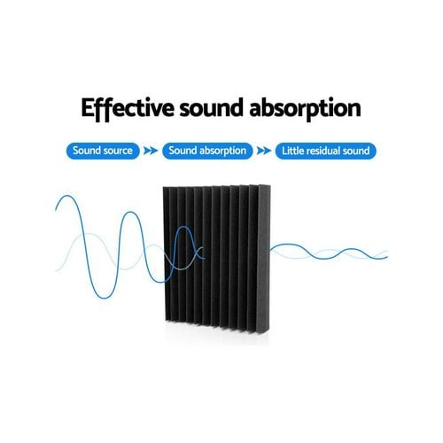 Alpha Acoustic Foam 60pcs 30x30x5cm Sound Absorption Proofing Panel ...