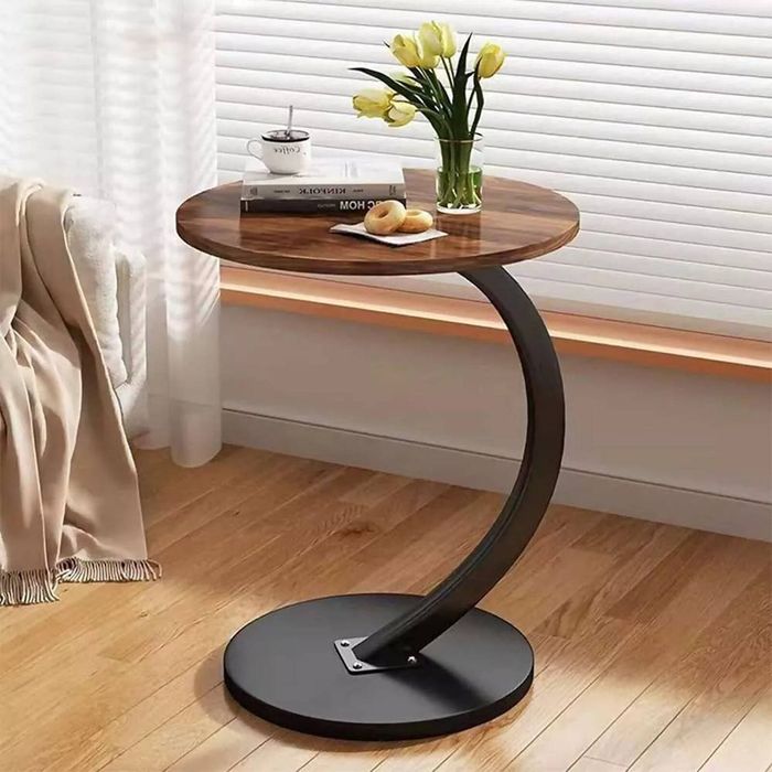 Splendid Living Coffee Table Wood Sofa End Bedside Oval Shape Side ...