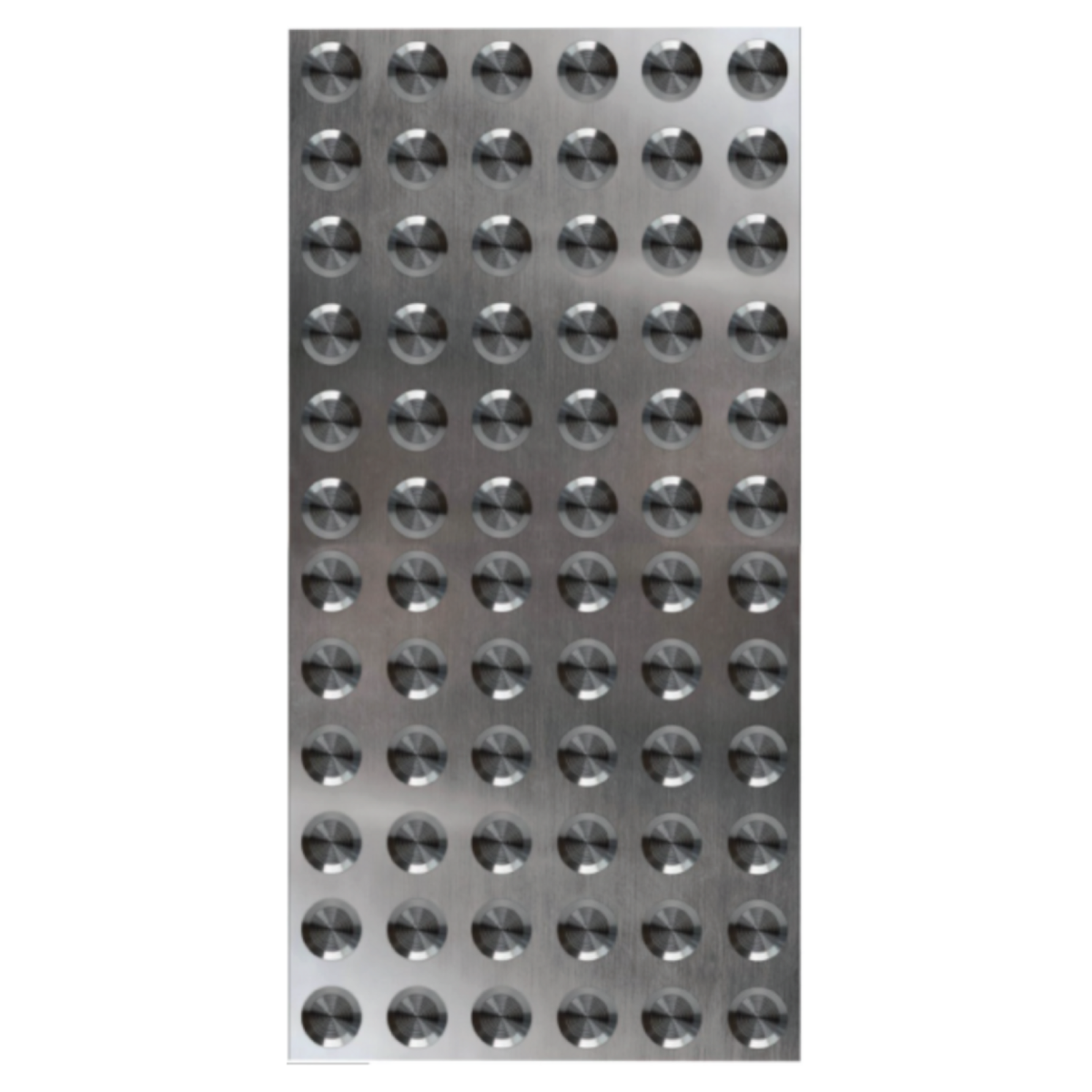 Duratac Tactile Hazard Stainless Steel Plate - 4 Pack - Bunnings Australia