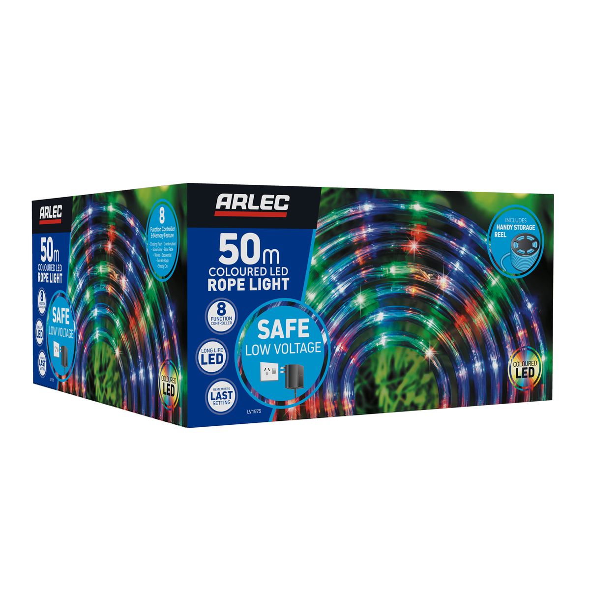 Arlec 50m Coloured LED Rope Light - Bunnings Australia