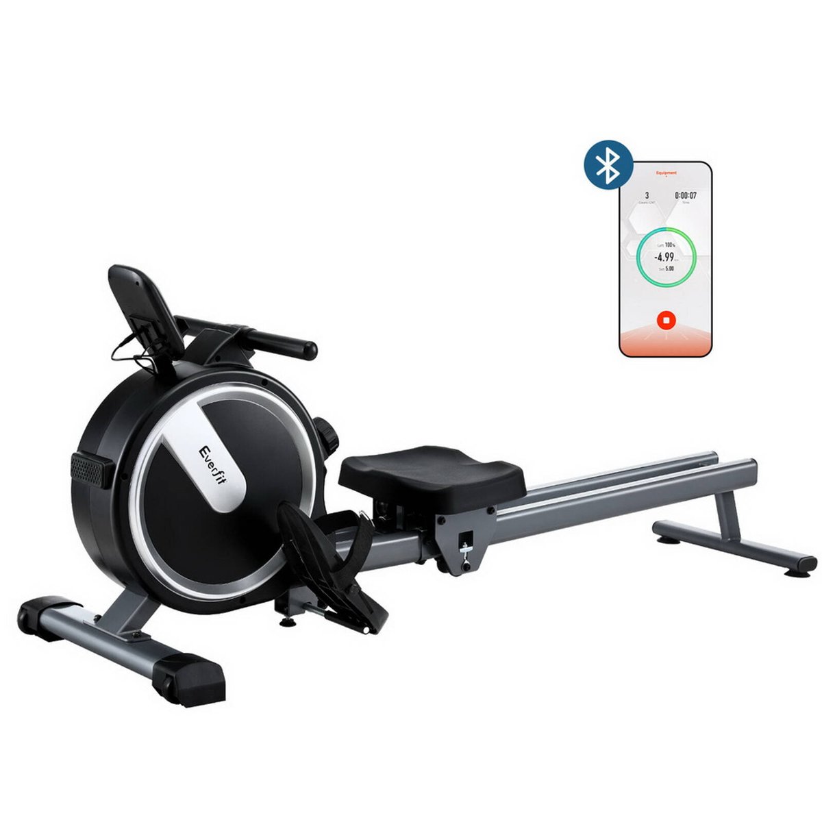 Everfit 16 Level Magnetic Rowing Machine for Home with App Connect ...