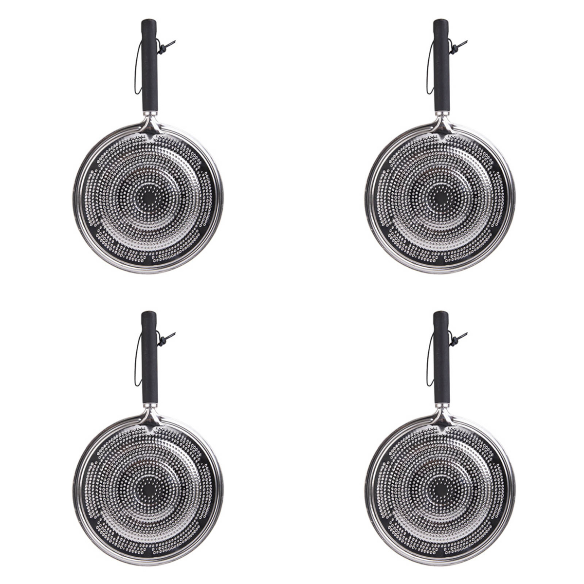 4PK Appetito Simmer Ring 21cm Dia. w/Black Handle Home Kitchen Tools ...