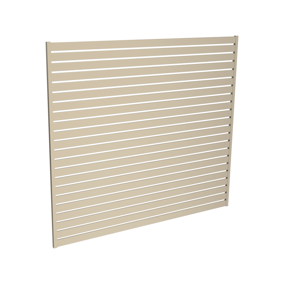 ProtectorAl 2000 x 1766mm Paperbark Aluminium Slat Screen Kit ...