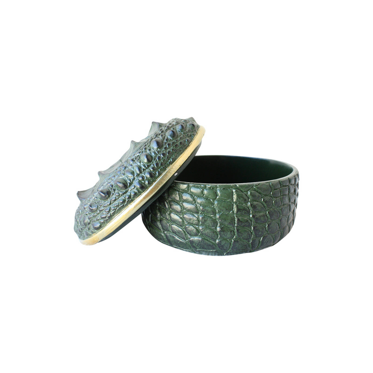 Darlin Eden Faux Aligator Skin Keepsake Round Box 14x9cm - Bunnings ...