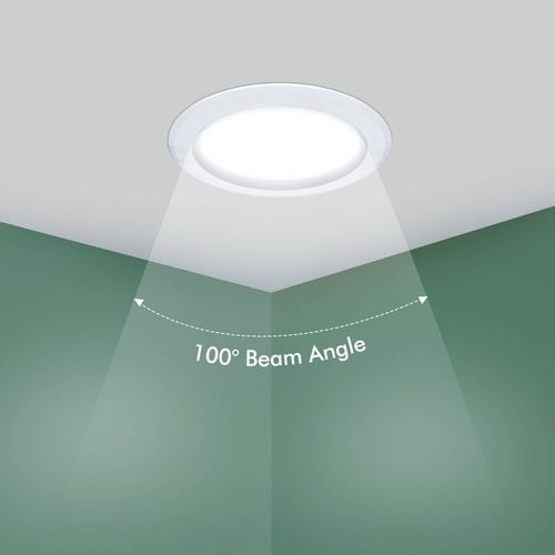 Arlec 9W 92mm Tri-Colour Dimmable LED Downlight Recessed Lens - 2 Pack ...