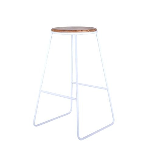Marquee Industrial Acacia Bar Stool White - Bunnings New Zealand