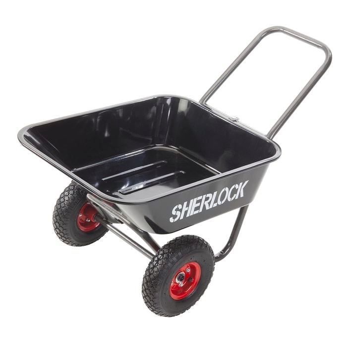 Sherlock 45L Black Steel Tray Cart - Bunnings Australia