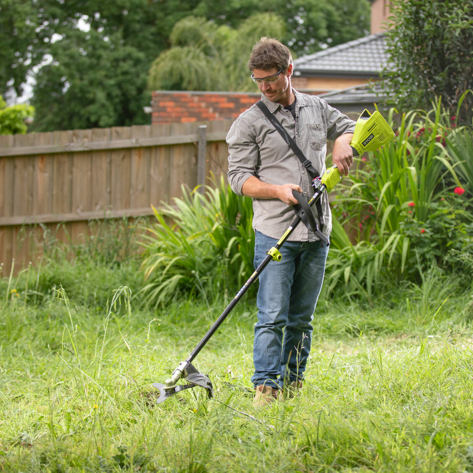 Bunnings ryobi brush cutter store
