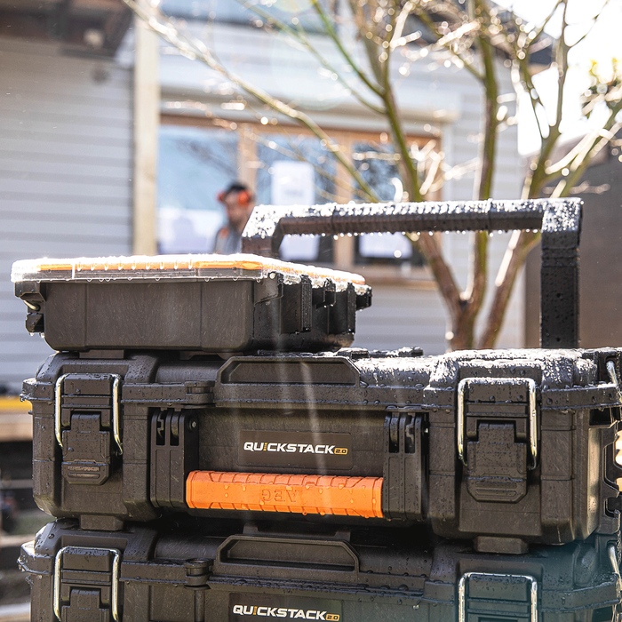 AEG Quickstack 2.0 Organiser Tool Box - Bunnings Australia