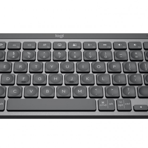 Logitech MX Keys Mini Minimalist Wireless Illuminated Keyboard - Graphite [920-010505 ...