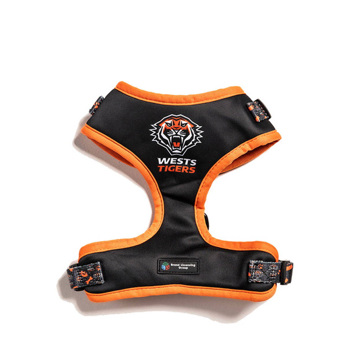 NRL West Tigers Pet Dog Padded Harness Adjustable Vest M - Bunnings ...