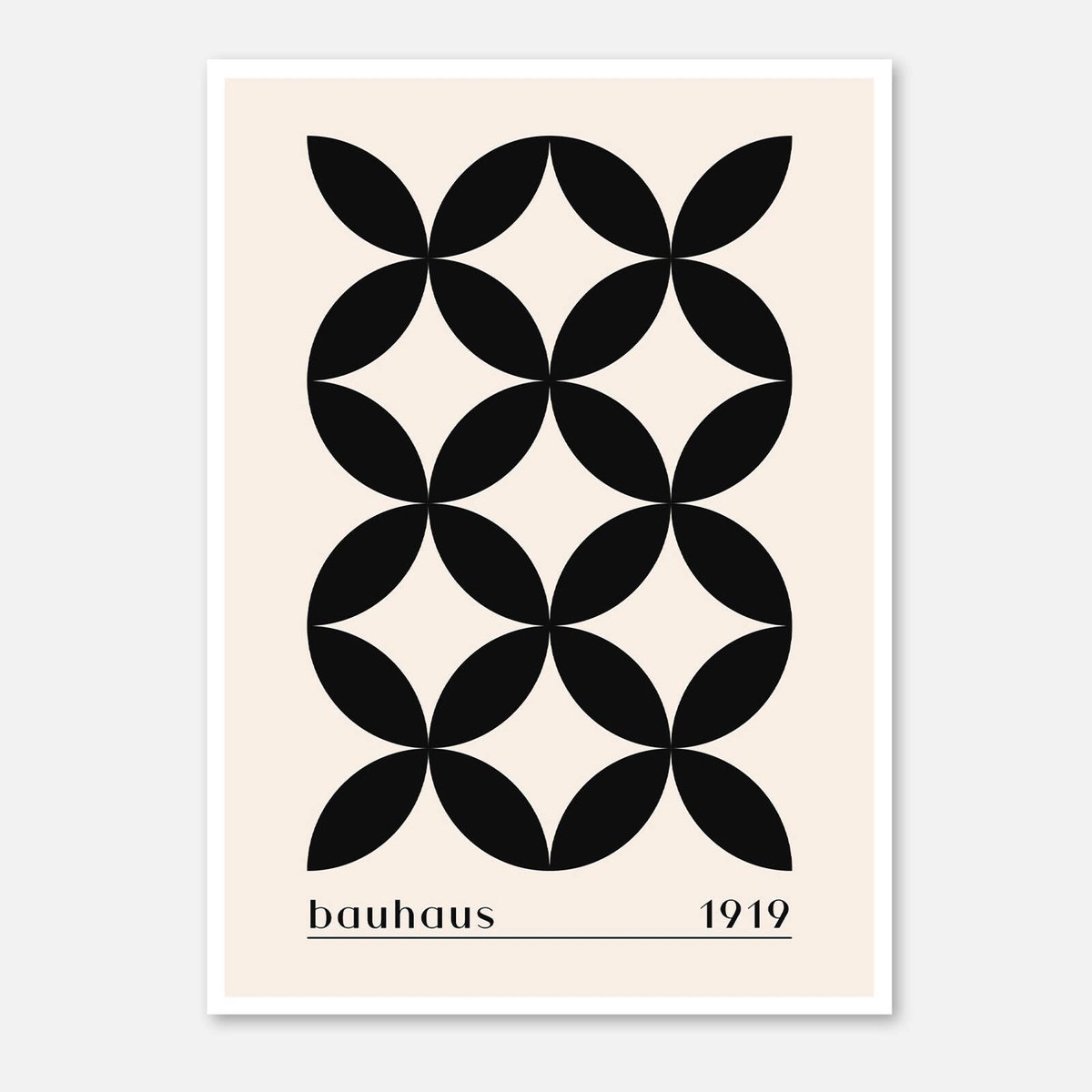 Galrie Bauhaus 1919 Classic Geometric Art Print for Modern Interiors ...