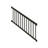 PEAK 1800mm Black Aluminium Deck Balustrade Standard Stair Baluster Kit ...