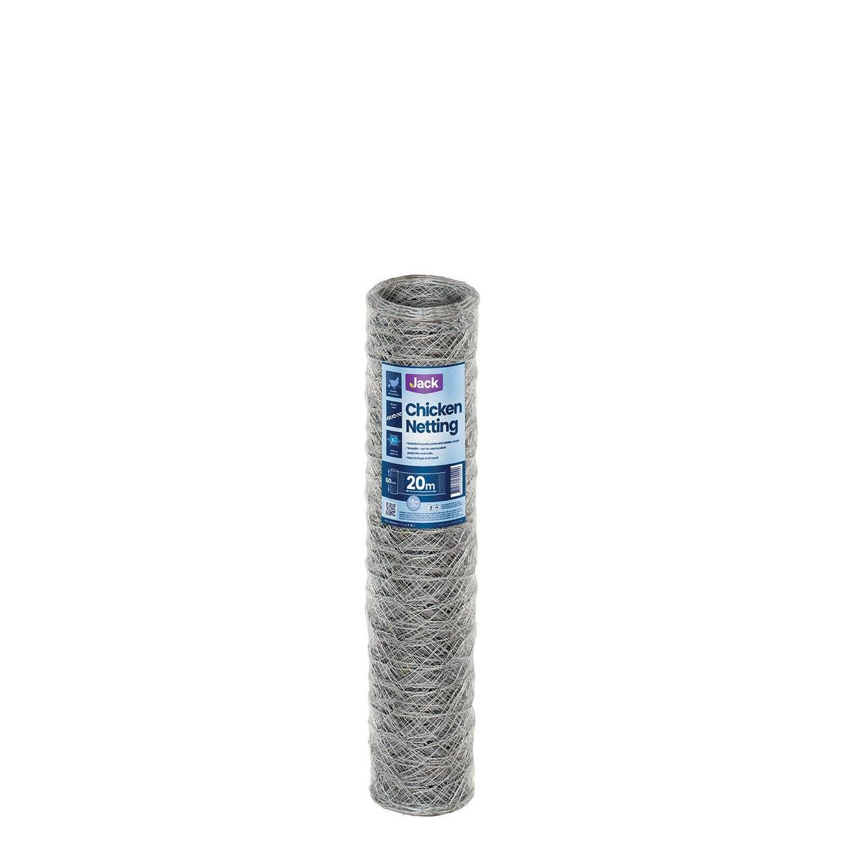 Jack 600 x 50 x 1mm 20m Roll Chicken Netting Wire - Bunnings New Zealand