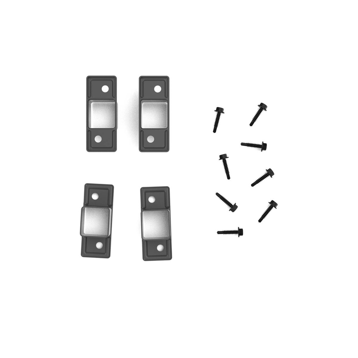 RapidFence Black Steel Panel Brackets - 4 Pack - Bunnings New Zealand