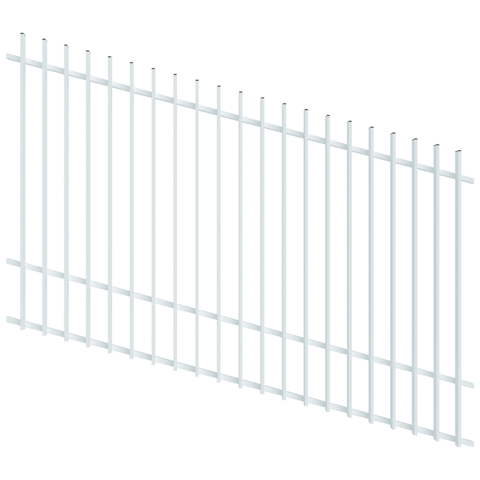 ProtectorAl 1201-2400W x 1500H Pearl White Radiator Pool Fence Panel ...