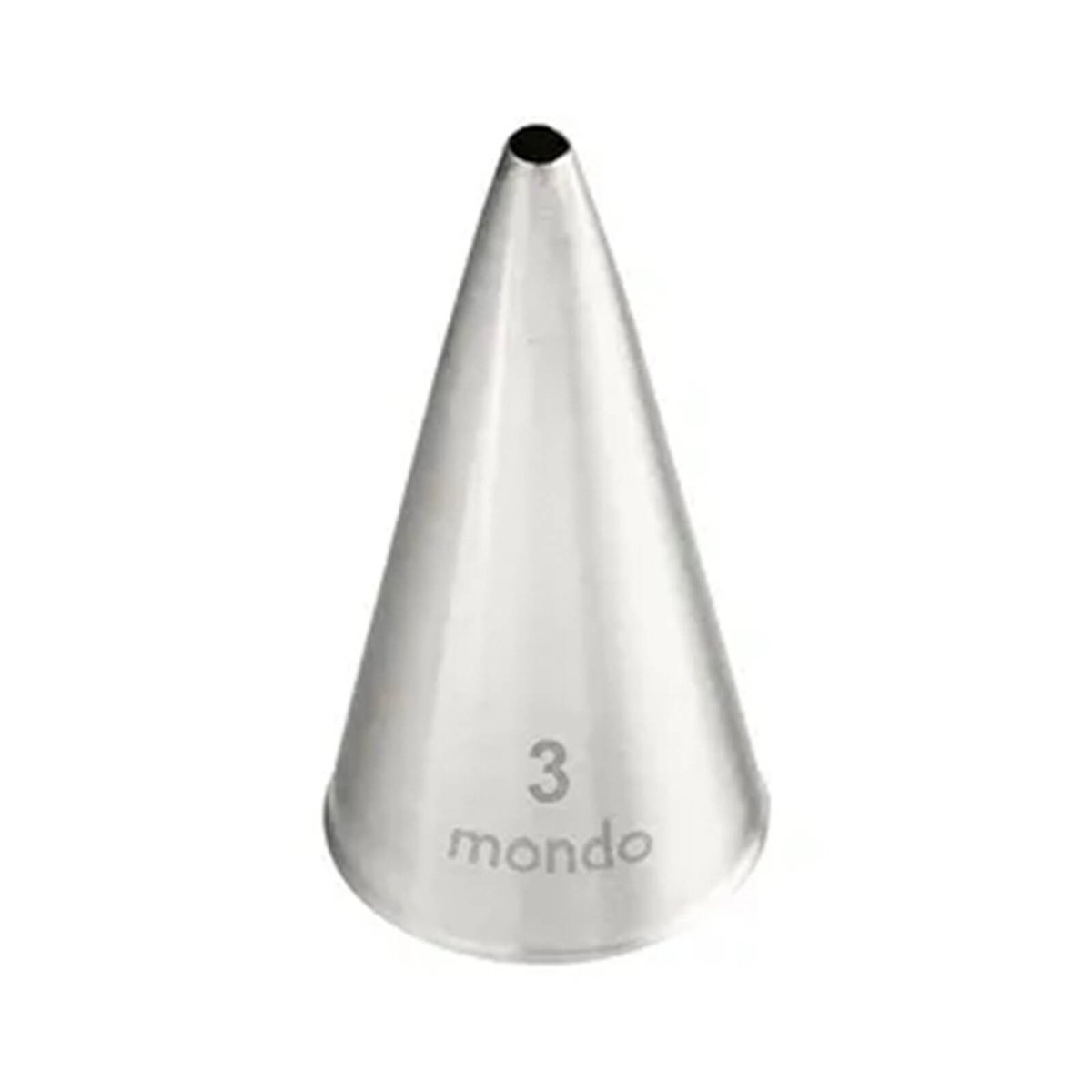 Mondo Stainless Steel #3 Round Piping Tip - Silver - Bunnings Australia