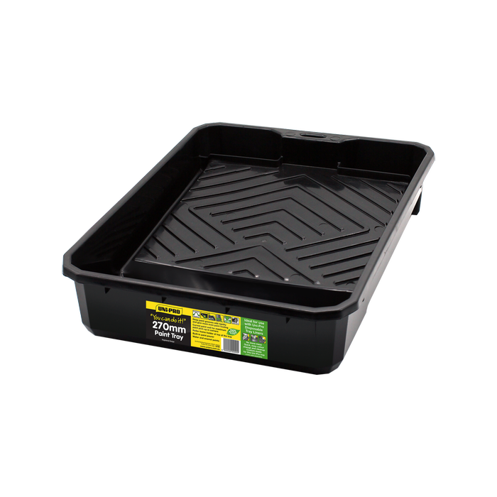 Uni-Pro 270mm Black Heavy Duty Paint Tray - Bunnings Australia
