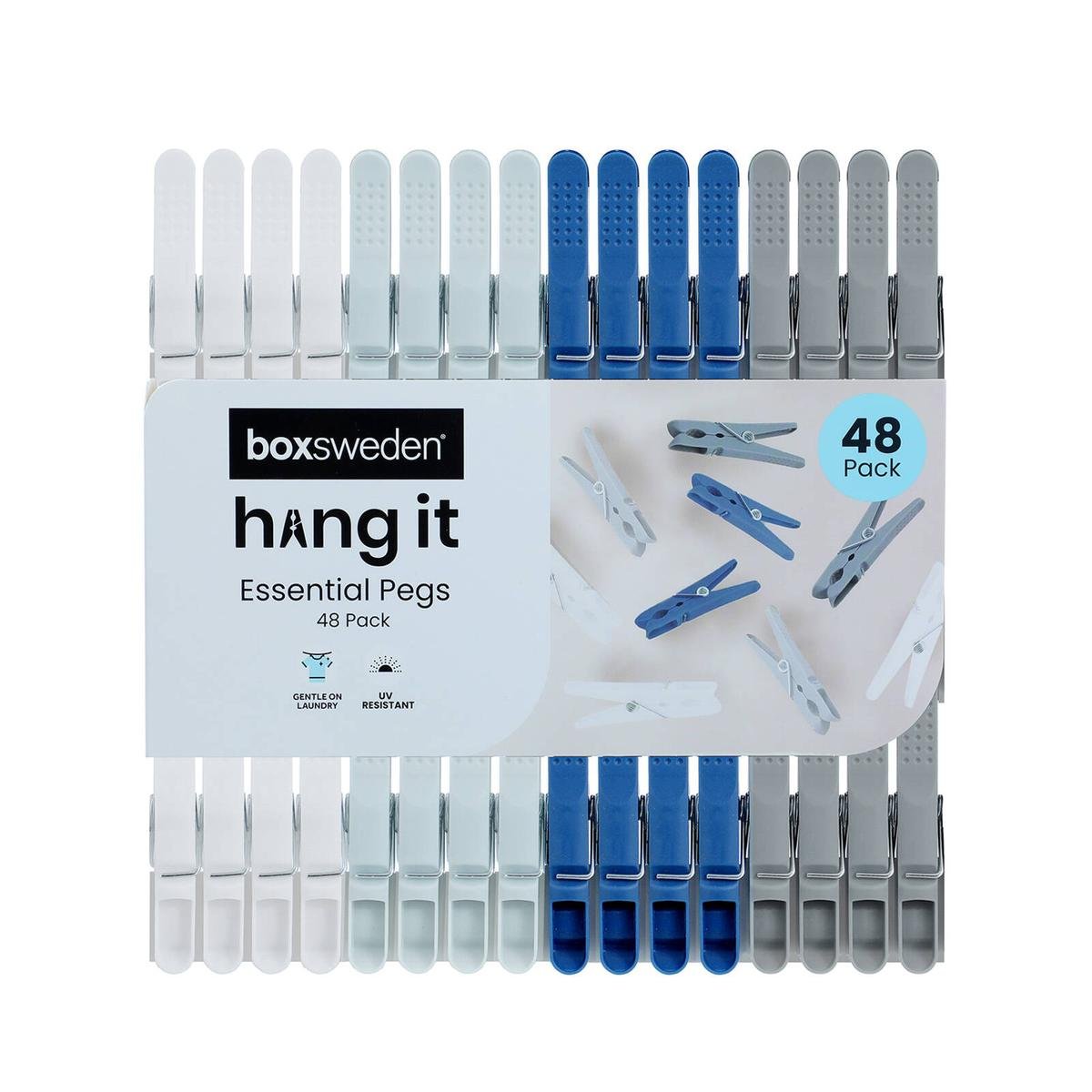 Boxsweden Essential Pegs - 48 Pack - Bunnings Australia