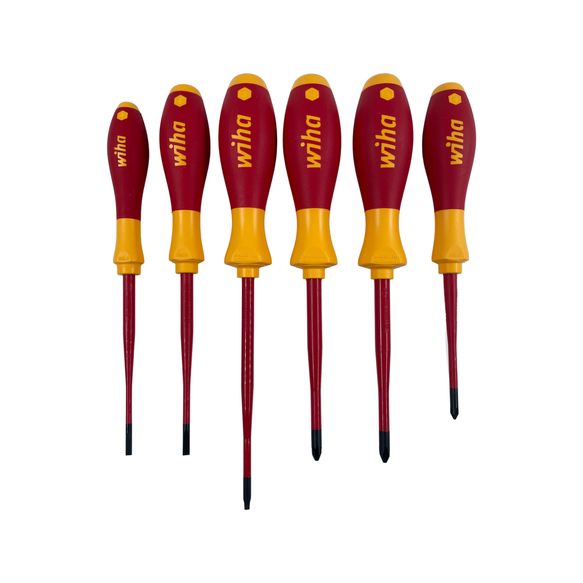 Wiha SDVR 1KV Slim Fix Screwdriver Set - 6 Piece - Bunnings New Zealand