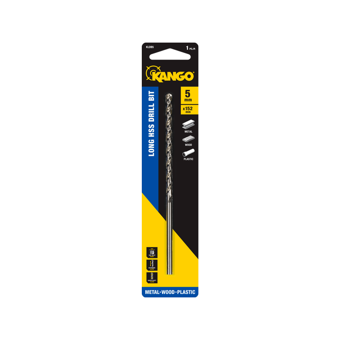 Kango 5mm Long Series HSS Drill Bit - Bunnings Australia