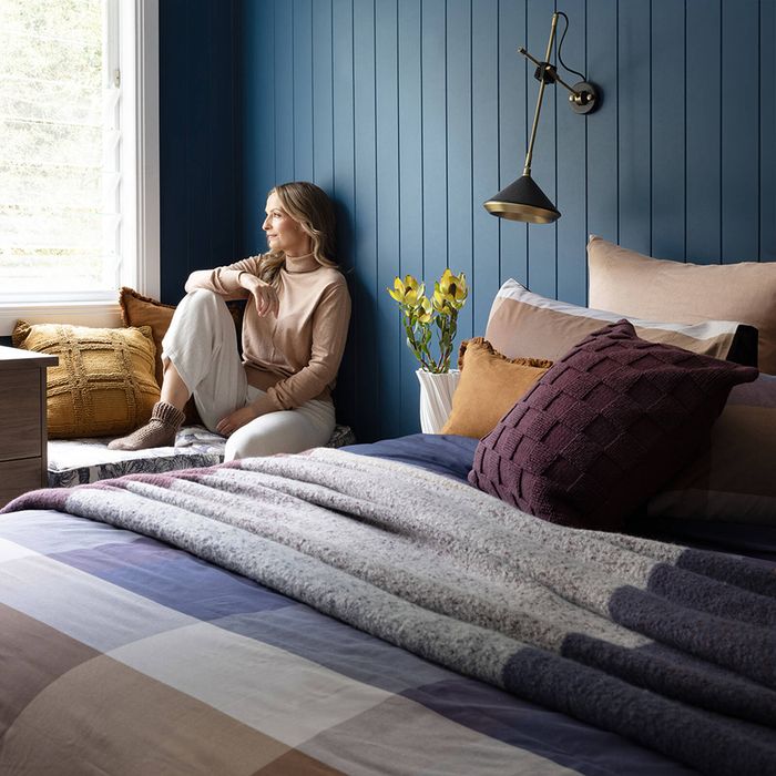 Bambury Sullivan 250TC Bedding Quilt Cover Set Queen - Bunnings Australia