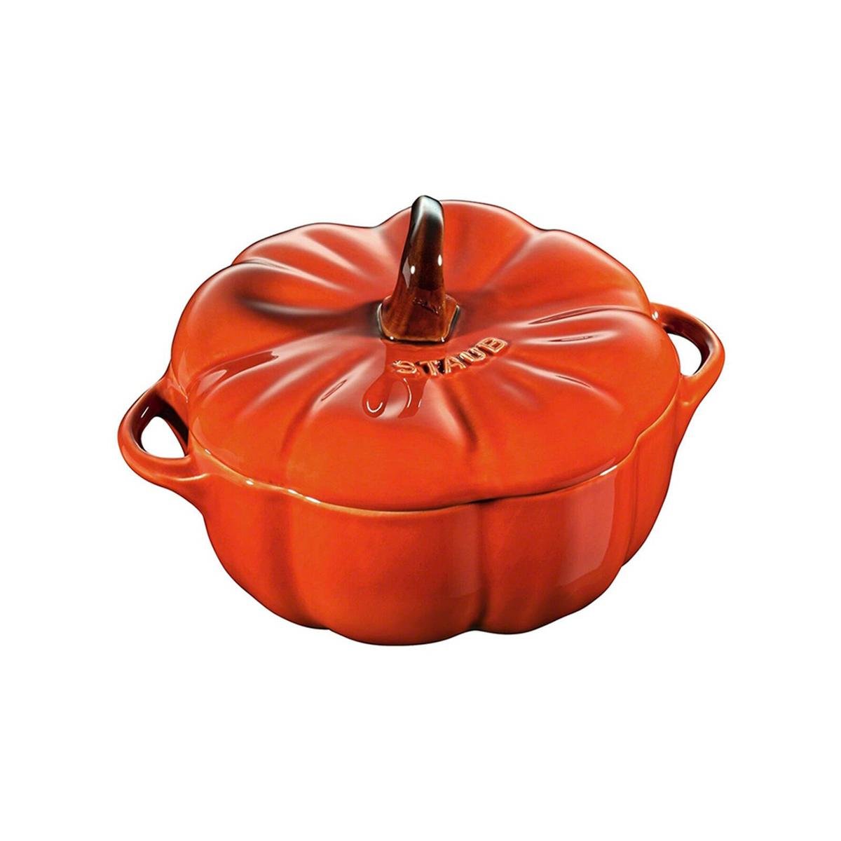 Staub 500ml/11cm Ceramic Cocotte Pumpkin Cooking Pot - Orange ...