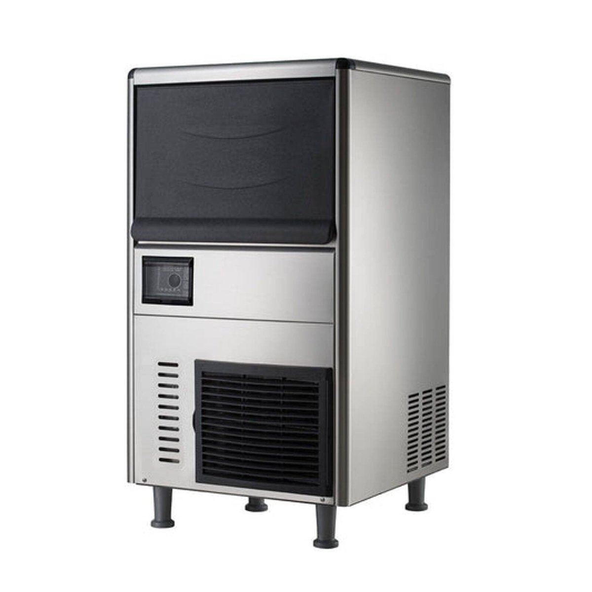 Blizzard Black Granular Ice Maker 60Kg/ 24hrs with 20kg Storage Bin ...