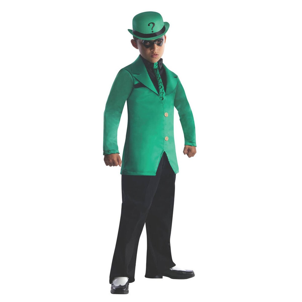 Dc Comics The Riddler Batman Universe Kids/Childrens Dress Up Costume ...