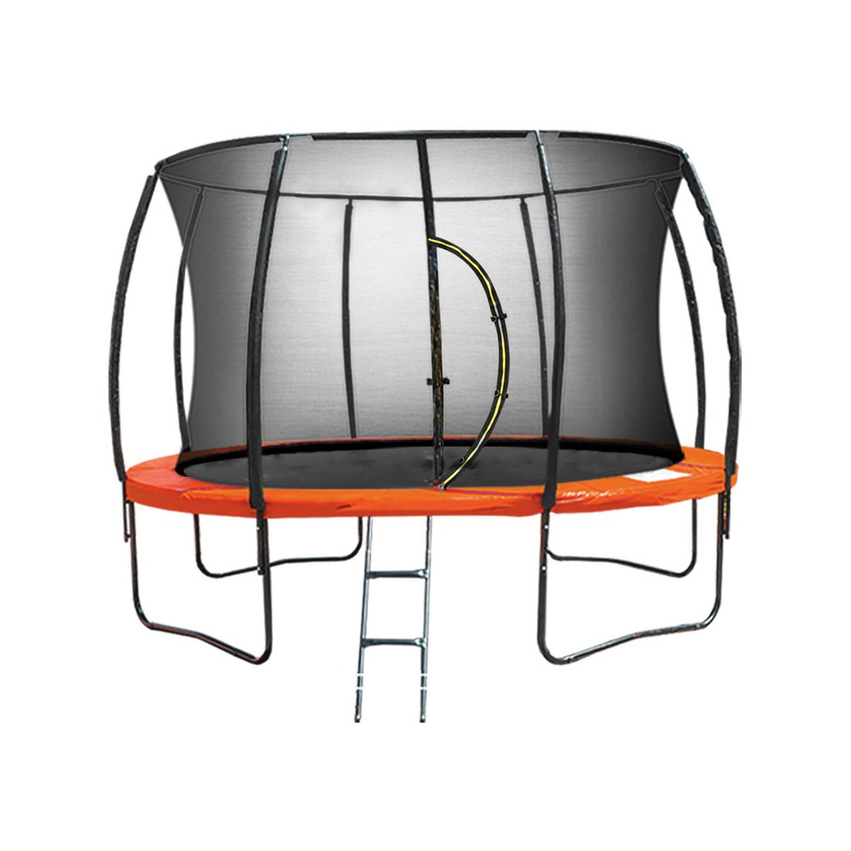 Kahuna Classic 14ft Trampoline - Orange Blue - Bunnings Australia