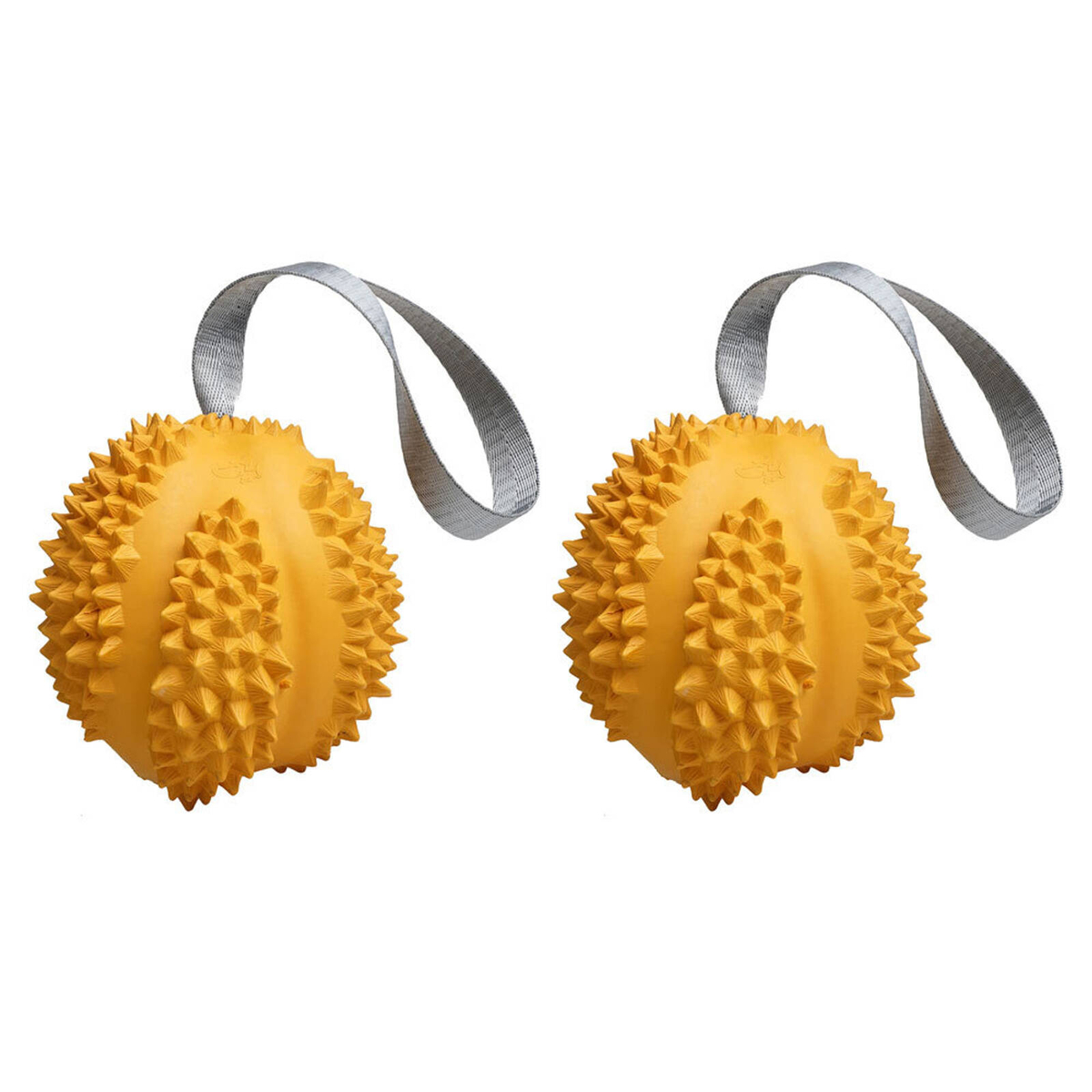 2PK Petopia Ultra Tough 8cm Rubber Durable Durian Dog Toy Small - Assorted - Bunnings Australia