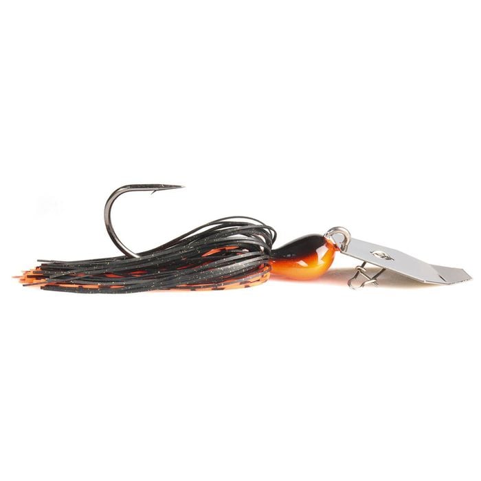 Zman 1/2oz Chatterbait Big Blade Skirted Jig Lure - Orange Nightmare ...